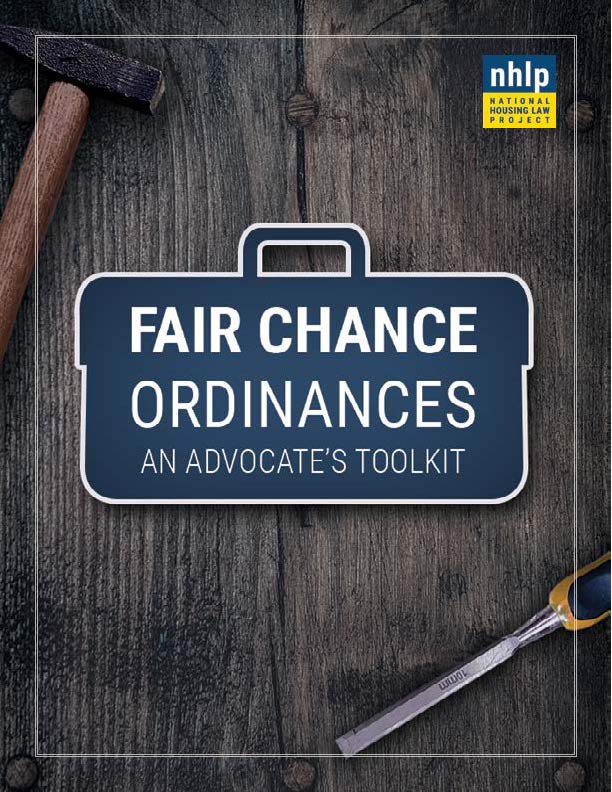 Fair Chance Ordinances: An Advocate’s Toolkit | NHLP